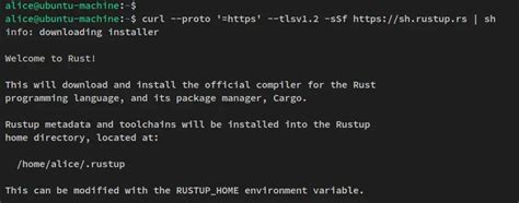 How To Install Rust Programming Language On Ubuntu 2204