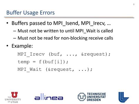 Ppt Dealing With Mpi Bugs At Scale Best Practices Automatic Detection Debugging And Formal