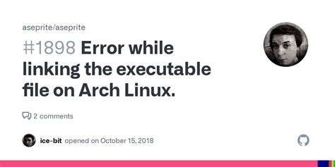 Error While Linking The Executable File On Arch Linux · Issue 1898 · Asepriteaseprite · Github