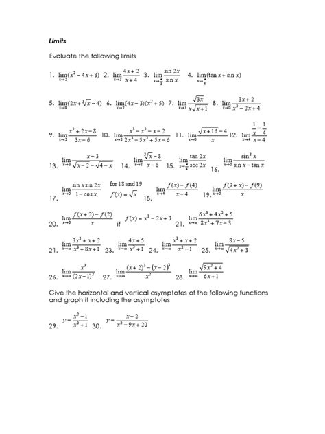 limits exercise pdf asymptote theoretical computer science