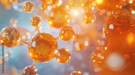 Create An Image Of A Vitamin C Molecule Ascorbic Acid Highlighting