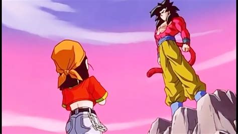 드래곤볼 Gt 명장면 초사이언4 변신한 손오공 놀라는 팡 Youtube