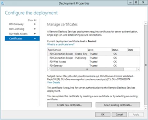 remoteapp the digital signature of this rdp file cannot be verified