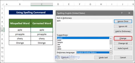 How To Check Spelling And Grammar In Excel 4 Ways