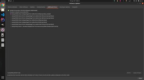 Ubuntu 2004 I Do Not Get Logged In Properly After Nvidia Driver