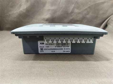 Abb Rvc Power Factor Controller Rvc8 1 5a 2gca294985a0050 100 440v Are Marine