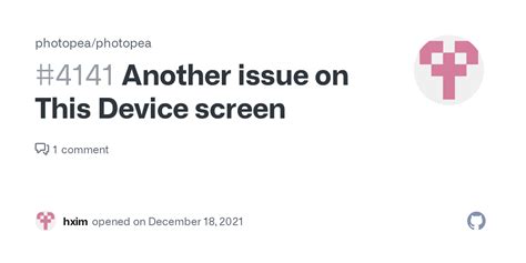 Another Issue On This Device Screen · Issue 4141 · Photopeaphotopea · Github