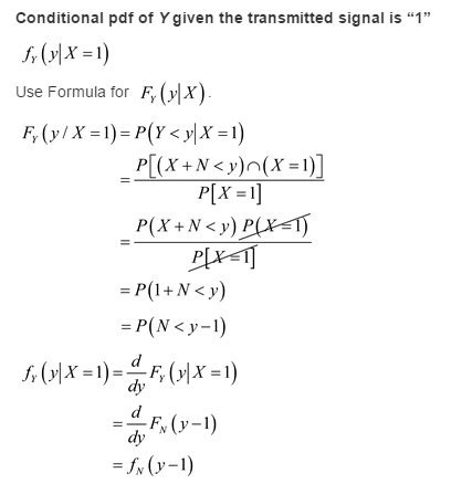 Solved A Binary Transmission System Transmits A Signal X 1 To