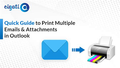 print multiple emails and attachments in outlook quick guide
