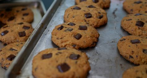 스테인레스 스틸 트레이에 갈색 쿠키 사진 Unsplash의 무료 음식 이미지