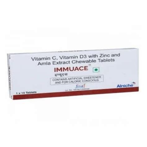 Vitamin C Vitamin D3 With Zinc And Amla Extract Chewable Tab At ₹ 110stripe Nagpur Id