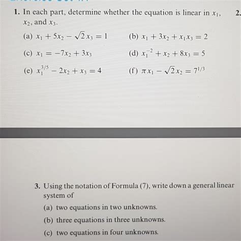 Solved Oooo Dos 2 1 In Each Part Determine Whether The