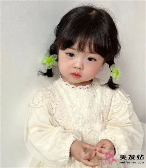 小女孩好看扎发 简单大方又个性 儿童发型 美发站