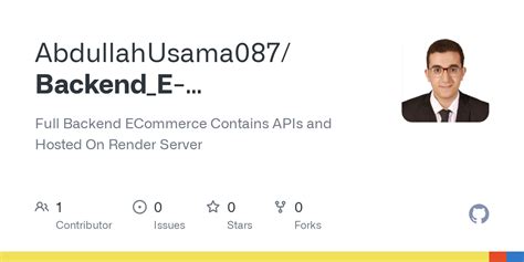 Github Abdullahusama087backende Commercerender Full Backend