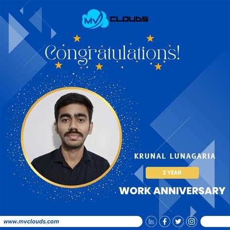 Mv Clouds ☁ On Linkedin Workanniversary Celebration Sucess Work