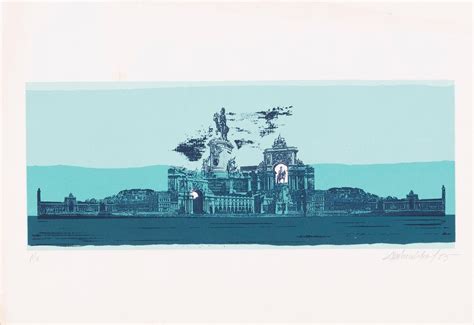 Lot Américo Silva Serigrafia Sobre Papel Assinado E Datado De 1985