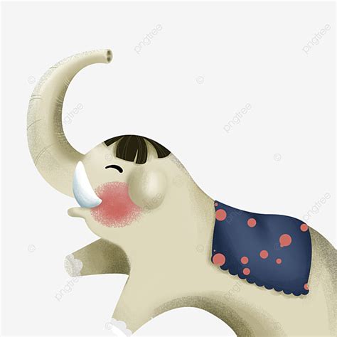 만화 일러스트 손으로 그린 코끼리 코끼리 그림 요소 Png 일러스트 및 Psd 이미지 무료 다운로드 Pngtree