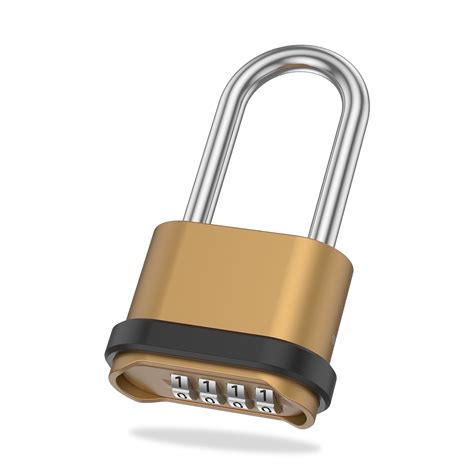 Aijun Combination Lock 4 Digit Passcode Unlock Zinc Alloy Combination