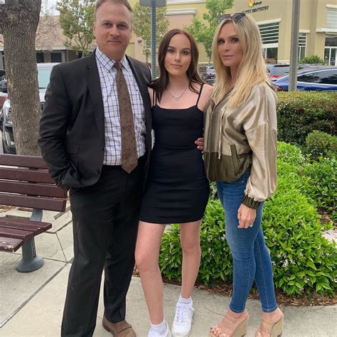 Simon Barney Sophia Barney Tamra Judge Pose For 8th Grade Dance The