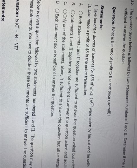 32 The Question Given Below Is Followed By StudyX