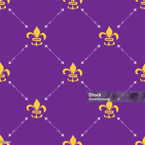 마디 그 라 완벽 한 패턴 벡터 일러스트입니다 손으로 그린된 스케치 낙서 Holyday 요소와 로얄 기호 벡터 일러스트 레이 션 Mardi Gras에 대한 스톡 벡터 아트