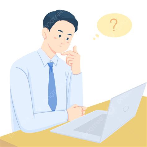 Business Career Office Thinking Man Business Figures Business Office