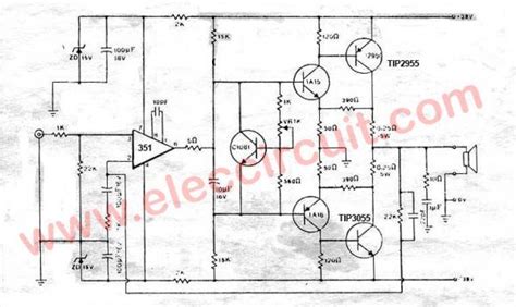 Class Ab 65w Power Amplifier Circuit Diagram