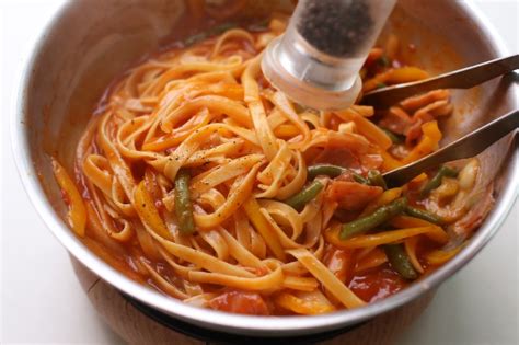 베이컨 토마토 파스타 만들기 소스 토마토스파게티 페투치니 파스타 면 삶는 시간 삶기 네이버 블로그