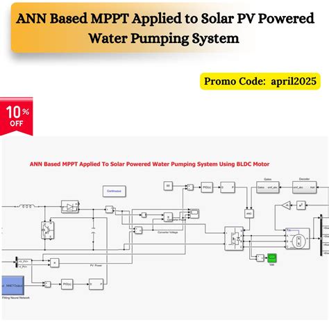 Ann Mppt Solarpv Waterpumping Matlab Simulink Renewableenergy Lms Solution