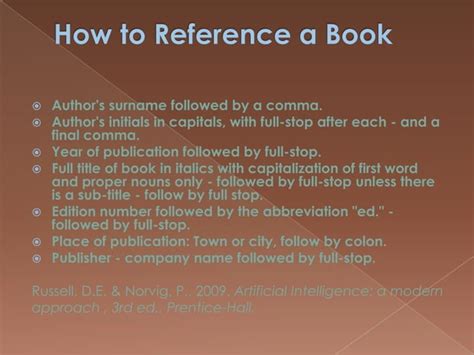 harvard citing and referencing ppt