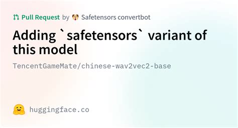 Tencentgamemate Chinese Wav2vec2 Base · Adding `safetensors` Variant Of