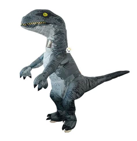 Disfraz Dinosaurio Velociraptor Gigante Inflable Dnveloci Cuotas Sin Interés