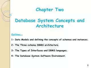 PPT Chapter 2 Database System Concepts And Architecture PowerPoint
