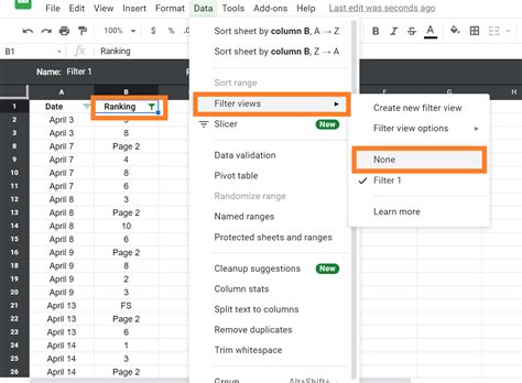 Google Sheets Unhide Sheet Sheet