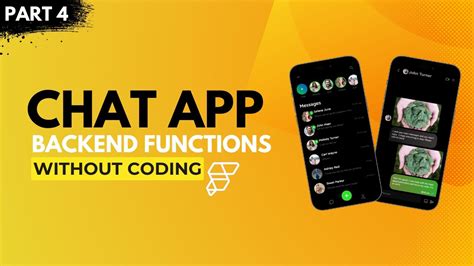 Set Backend Functions Without Coding For Chat App Flutterflow
