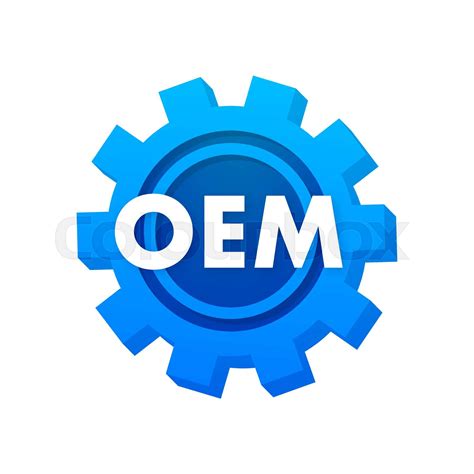 Oem Original Equipment Manufacturer Vector Stock Illustration