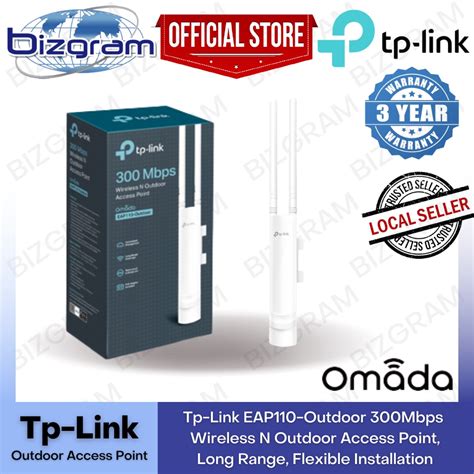 Tp Link Eap Outdoor Mbps Wireless N Outdoor Access Point Long Range Flexible
