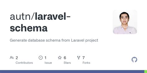 github autn laravel schema generate database schema from laravel project