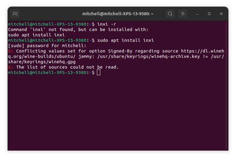 Can T Install Wine Linux Org