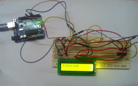 Interfacing Lcd With Arduino Using Only 3 Pins 7 Steps With Pictures Instructables