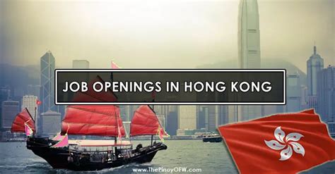 Job Openings In Hong Kong The Pinoy OFW