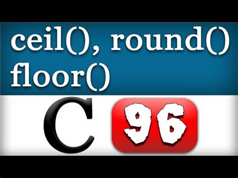 Floor And Ceiling Functions In C Shelly Lighting