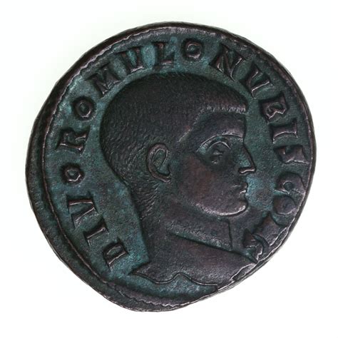 Divus Romulus Ad 309 Bronze Follis Ostia Silbury Coins Silbury Coins