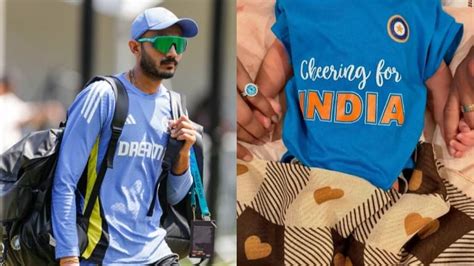 India All Rounder Axar Patel And Wife Meha Announce The Birth Of Their
