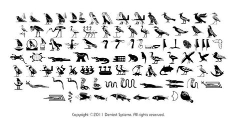 Hieroglyphics Egyptian Hieroglyphics Egyptian