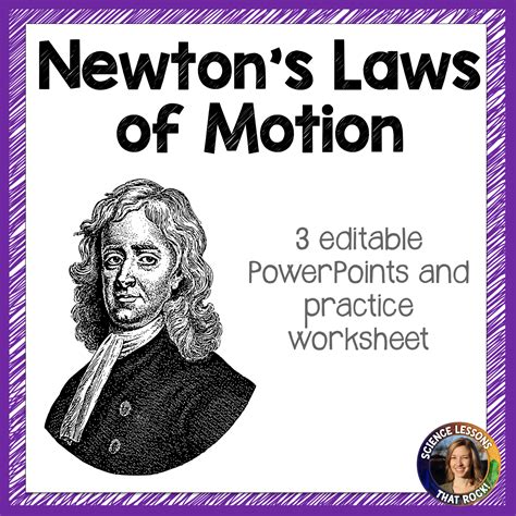 Newton S Laws Of Motion Lesson Store Science Lessons That Rock