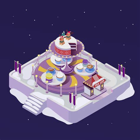 2019 마켓컬리 컬리랜드 아이소메트릭 일러스트레이션 By Ho Kim 노트폴리오 일러스트레이션 포스터 웹디자인