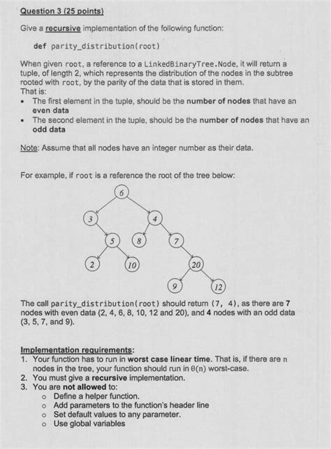 Solved Question 3 25 Points Give A Recursive