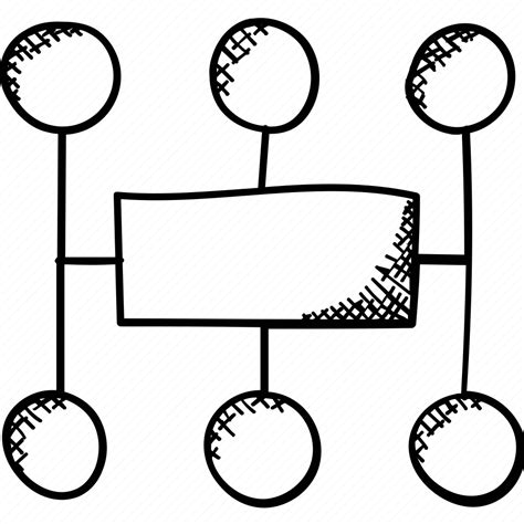 Hierarchy Network Structure Networking Organizational Chart Workflow Icon Download On