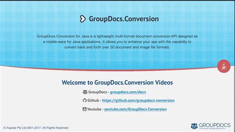 Groupdocs Conversion For Java Adding External Jar Youtube